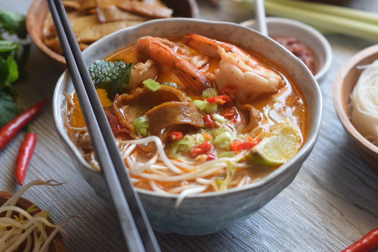 Kuching Style Laksa Recipe By Anthony Bourdain